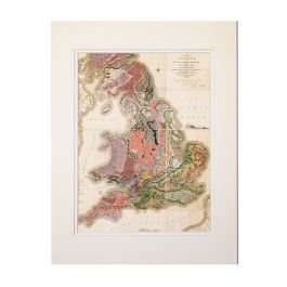 William Smith Geological Map Print | Natural History Museum online shop